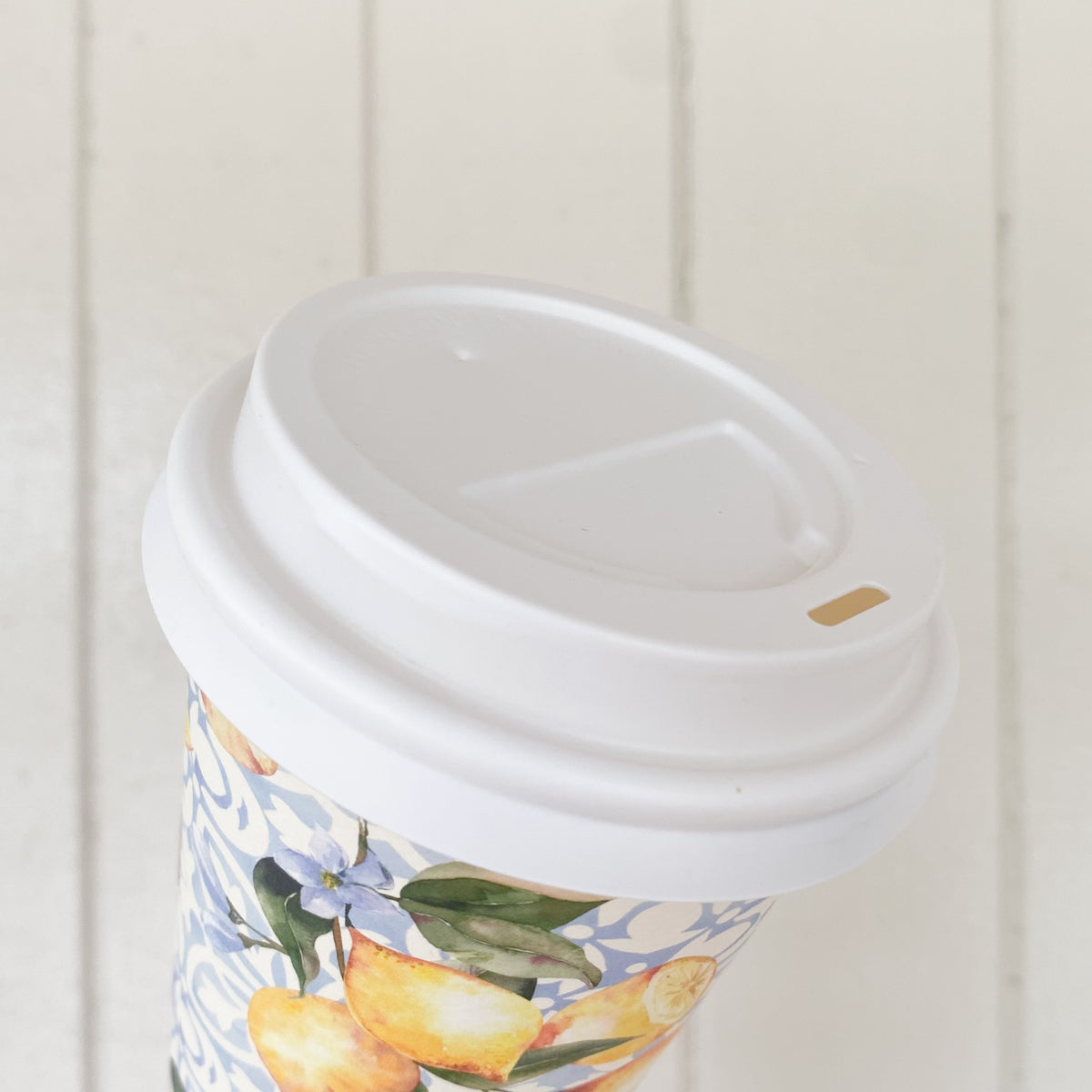 90mm White PP Plastic Hot Cup Lids | Creative Cafe Company